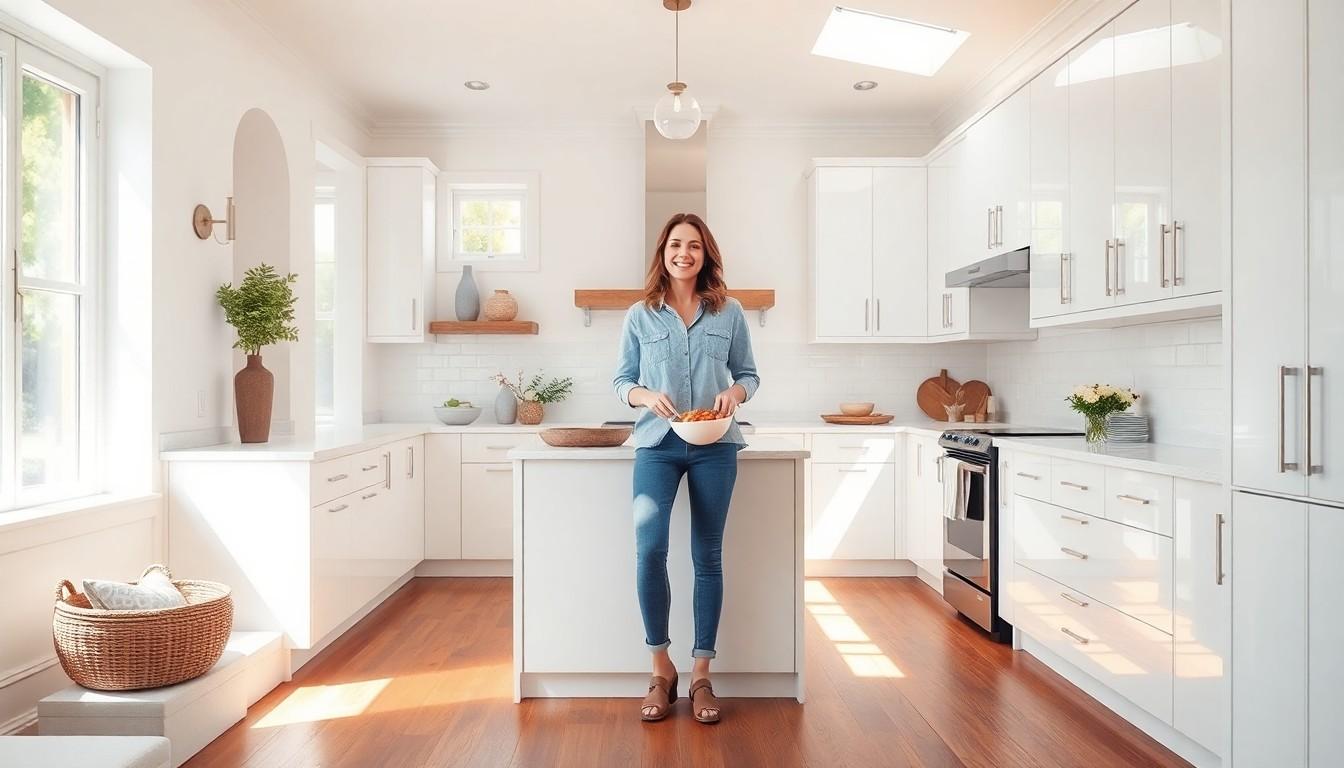 White Kitchens with Wood Floors: Discover the Perfect Blend of Style ...